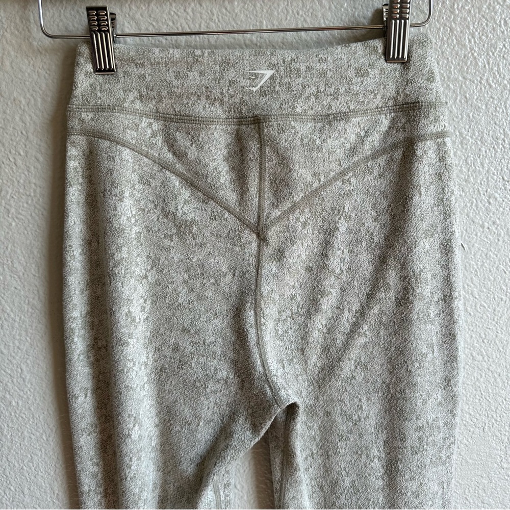 Gymshark Compression Fit Fleur Texture Leggings Washe… - Gem